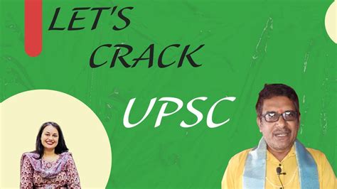 Lets Crack Upsc By Prof Dr Mullapudi Satyanarayana Murthy Youtube