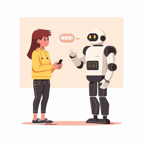 Premium Vector Artificial Intelligence And Human Communication