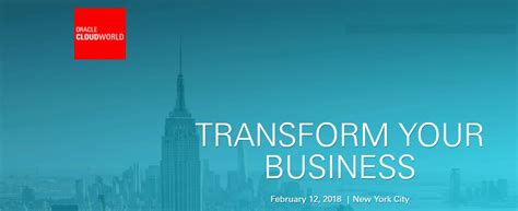 Oracle Cloud World Nyc Constellation Research Inc