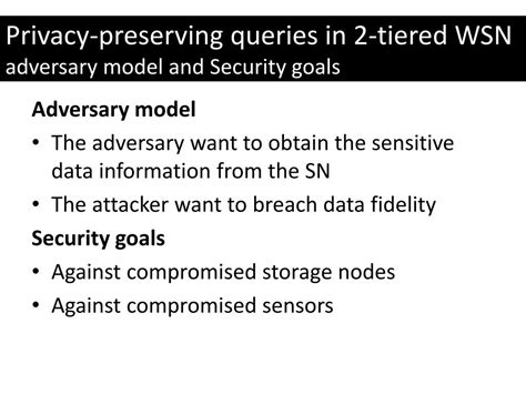 Ppt Sensor Networks Privacy Preserving Queries Powerpoint