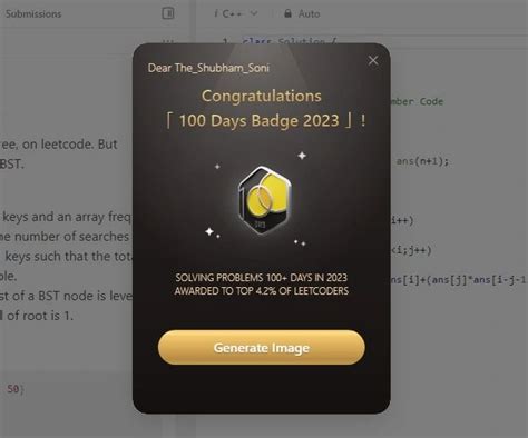 Shubham Soni On Linkedin Dsa Coding Leetcode Badge 100daysofcode