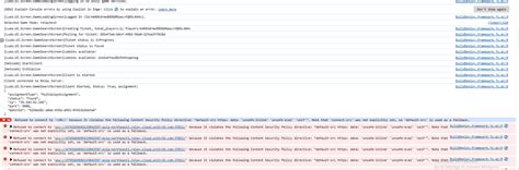 Refused To Connect To Because It Violates The Following Content Security Policy Directive