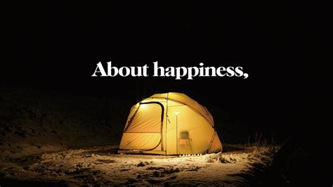 지난 한 해 당신은 행복했나요 About Happiness 감성캠핑 백컨트리 오리손 얼티메이트 동계쉘터