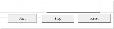 How To Create Stopwatch In Excel Worksheet