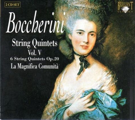 Cd Boccherini String Quintets Vol V 2 Cd Set 6 String Quintets Op 20 Ebay