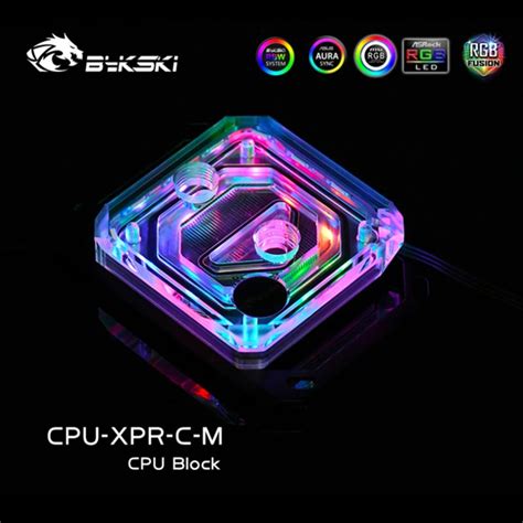 Bykski Cpu Water Block For Intel Lga115x 1700 Amd Am4 Am5 Cpu Water Formulamod