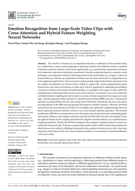 pdf emotion recognition from large scale video clips with cross