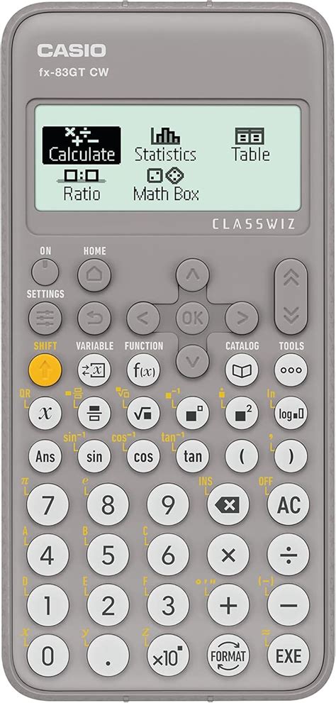Casio Fx 83gtcw Grey Scientific Calculator Uk Stationery And Office Supplies
