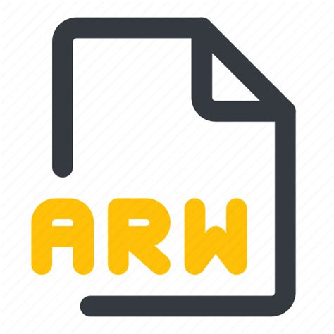 Arw File Format Document Extension Icon Download On Iconfinder