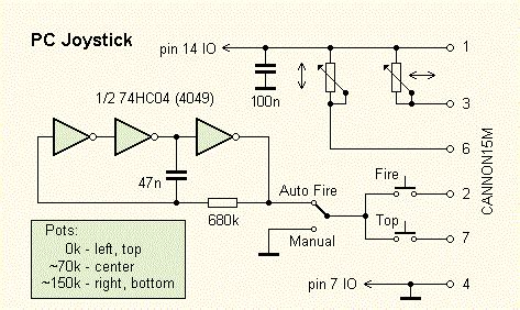 Computer Joystick Circuit Diagram Electronic Circuits Diagram