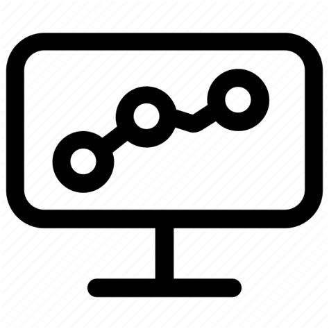 Graph Monitor Tv Screen Icon Download On Iconfinder