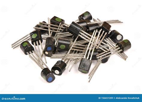 Electronic Transistor Output Circuit Control Royalty Free Stock
