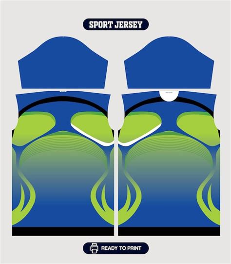 Premium Vector A Poster For A Sport Jersey Shows A Sports Jersey