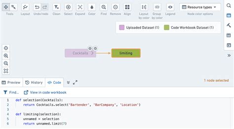 Code Workbook Legacy • Datasets • Optional Data Persistence • Palantir