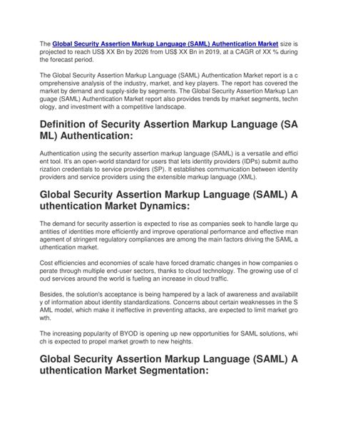 Ppt The Global Security Assertion Markup Language Powerpoint Presentation Id10762638