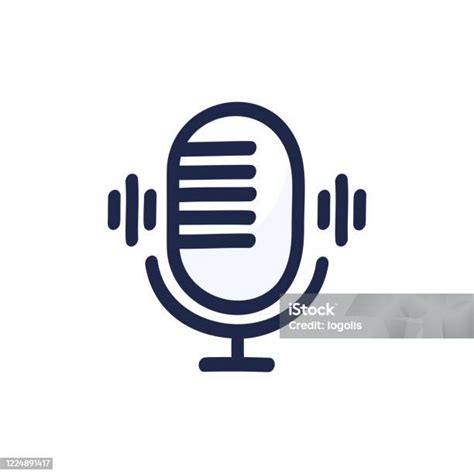 낙서 마이크의 그림입니다 손으로 그린 만화 낙서 스타일입니다 간단한 브러시 스트로크 카드 포스터 엽서 스티커 티셔츠용 만화 마이크 그래픽 디자인 벡터 그림입니다 개념에 대한