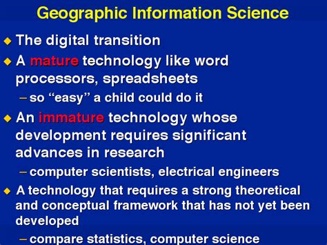 Geographic Information Science