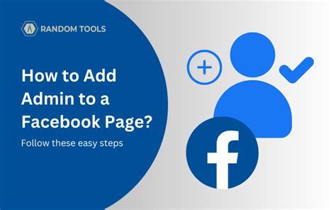 How To Add Admin To A Facebook Page Random Tools Blog