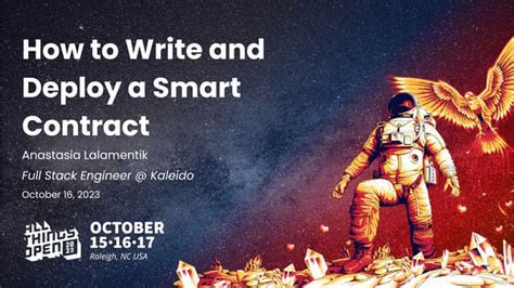 How To Write And Deploy A Smart Contract Ppt