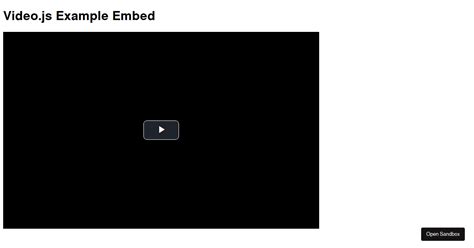 Videojs With Text Track Poc Codesandbox