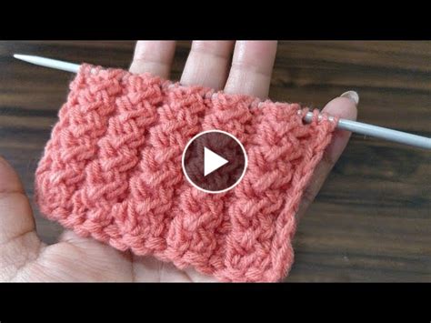 Row Repeat Reversible Knitting Pattern