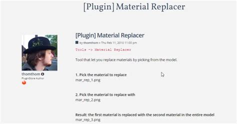 Sketchucation Material Replacer Supercharge Sketchup Projects 2023