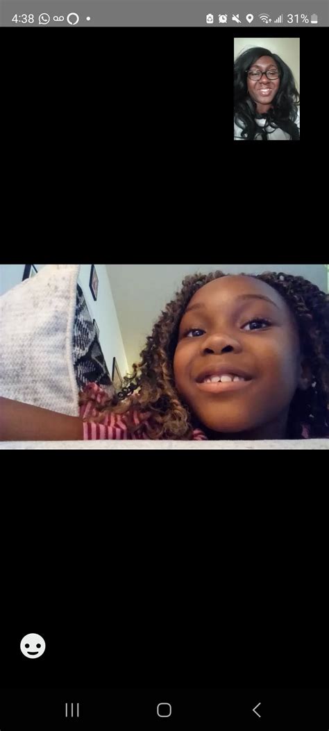 Update She Just Video Called From Her Tablet And Got To Speak To Me