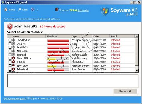 Spyware XP Guard Dedicated 2 Viruses Com