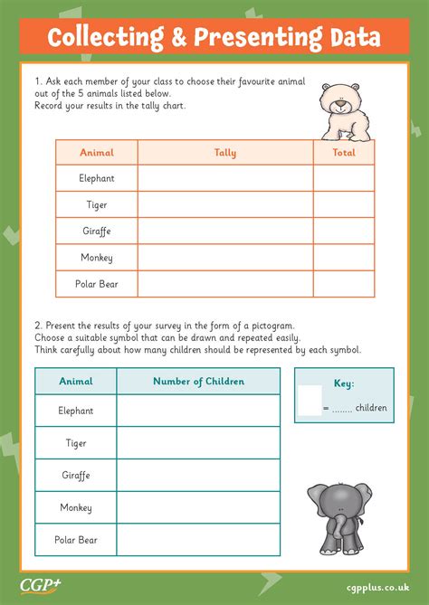 Collecting And Presenting Data Year 3 Cgp Plus