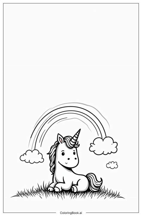 무지개 색칠공부 8장 무료 Pdf・png 출력