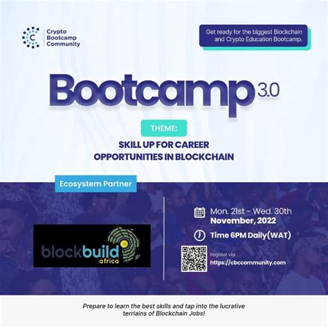 Crypto Bootcamp Community To Host The Biggest Blockchain And Crypto Education Bootcamp
