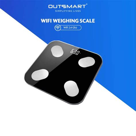 Outsmart WiFi Weighing Scale Accurate Electronic Digital Weight Scales Fat Muscle Visceral Fat