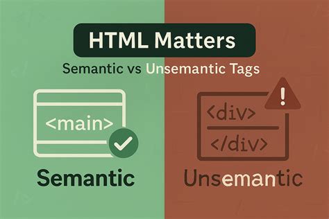 Semantic Vs Non Semantic Html Tags By Omkar Bhavare Medium