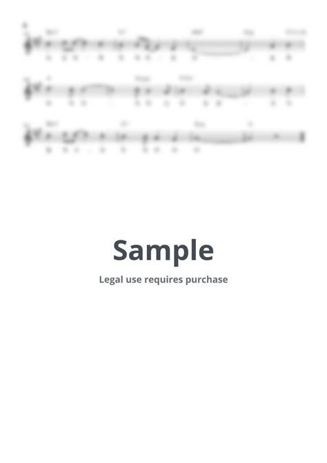 Chris A Bowater 하나님 어린양 독생자 예수 Lamb Of God 멜로디악보 Sheets By 생명의건반