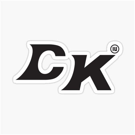 Ck Initials You Sticker For Sale By Norasetkunjara Redbubble