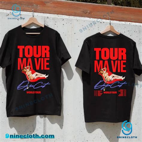 Doja Cat Tour Ma Vie World Tour 2025 T Shirt 9ninecloth