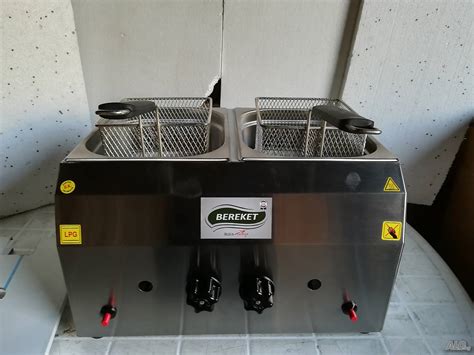 Газов фритюрник ® Единичен Двоен Фритюрници Свиленград Единичен газов фритюрник 5л