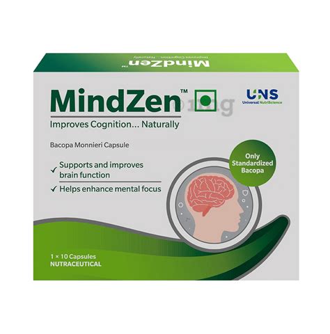 Mindzen Capsule: Buy strip of 10.0 capsules at best price in India | 1mg