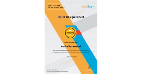 Astha Kesarwani On Linkedin Uiux Design Expert • Astha Kesarwani • Simplilearn
