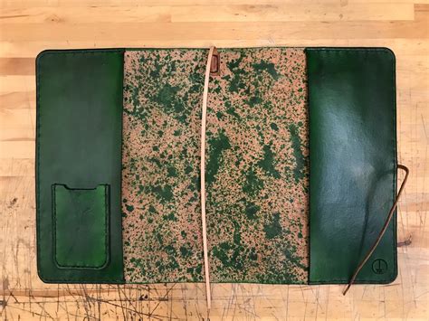 Leather COMPOSITION Notebook Cover Etsy