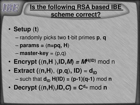 Ppt Identity Based Encryption Powerpoint Presentation Free Download