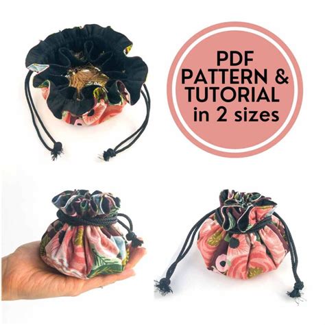 Simple Easy Drawstring Jewelry Pouch With 8 Pockets Free Pattern