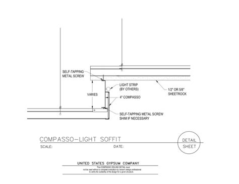 Design Details Details Page Compässo™ Light Soffit Detail With