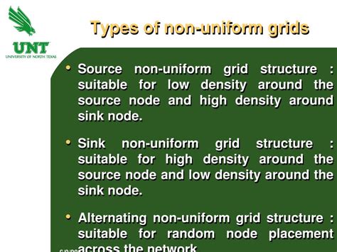 Ppt Non Uniform Grid Based Coordinated Routing For Sensor Networks