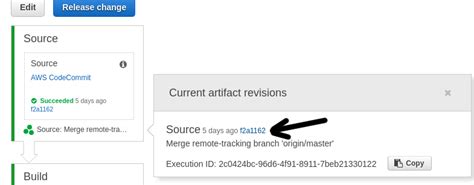 Amazon Web Services Getting Commit Id In Codepipeline Stack Overflow