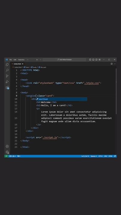 vs code tips and tricks part 1 💫 programming javascript html coding css html5 learn vs
