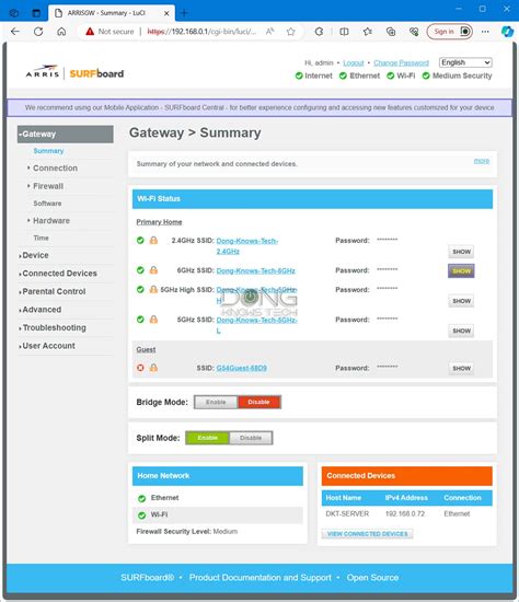 ARRIS SURFboard G54 Review Reliable But Frustrating Dong Knows Tech