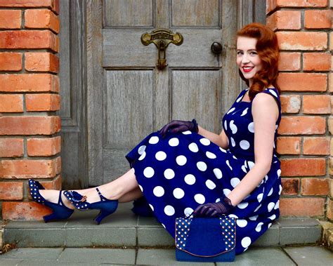 Navy Spots│ruby Shoo Miss Hero Holliday