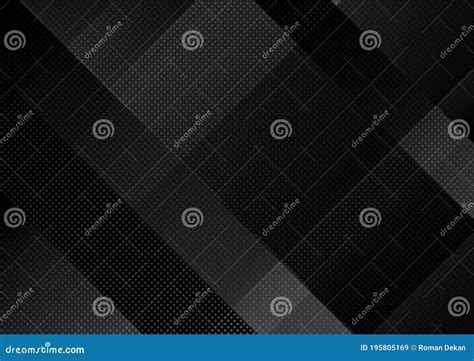 Black Abstract Geometric Grid Background Stock Vector Illustration Of Diagonal Modern 195805169