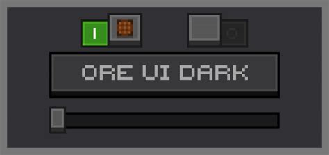 Ore Ui Dark Mode Gallery Minecraft Bedrock Texture Packs Curseforge